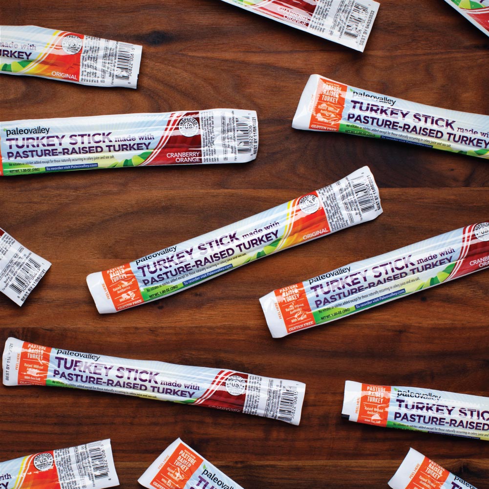 Paleovalley Pasture Raised Turkey Sticks